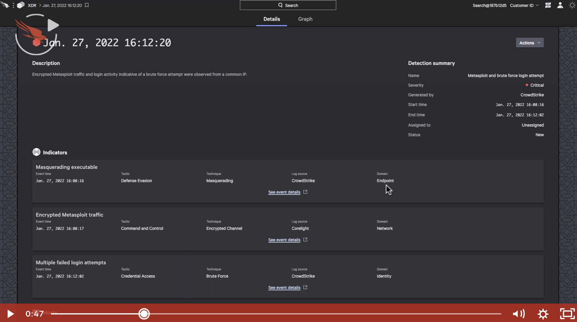[Demo Video] supercharge your security tech stack with Corelight + CrowdStrike Falcon XDR